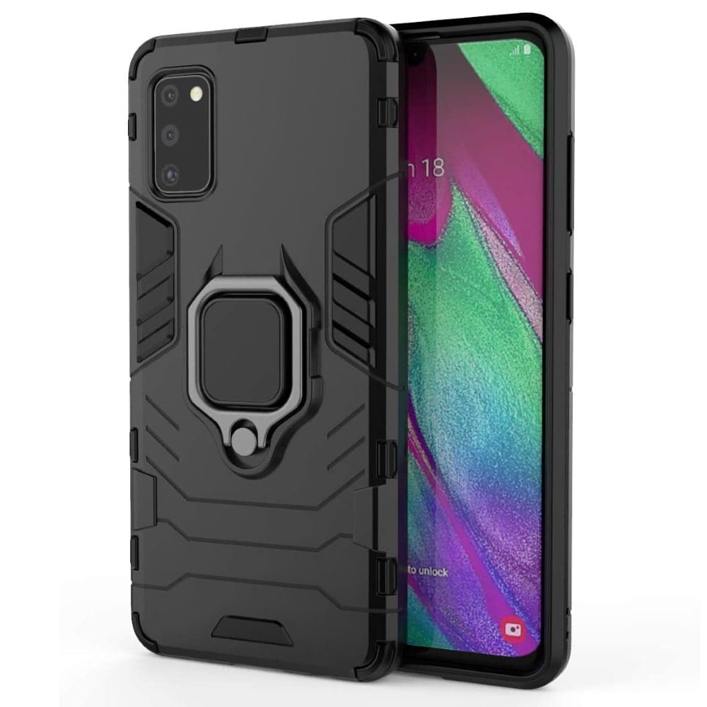 Etui Pancerne Holder Ring Case - Samsung Galaxy A41 Smart-tel